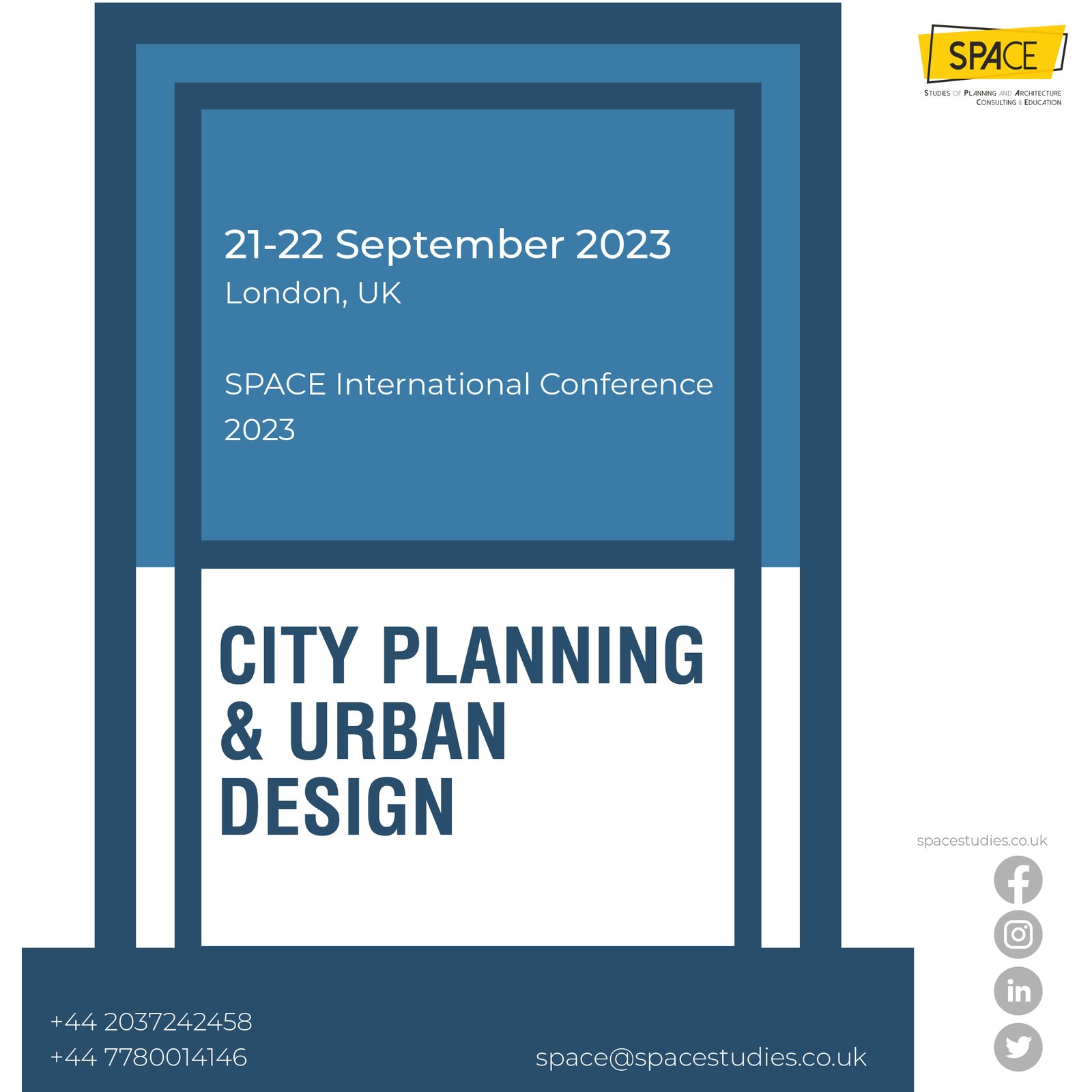 City Planning and Urban Design - Space Studies