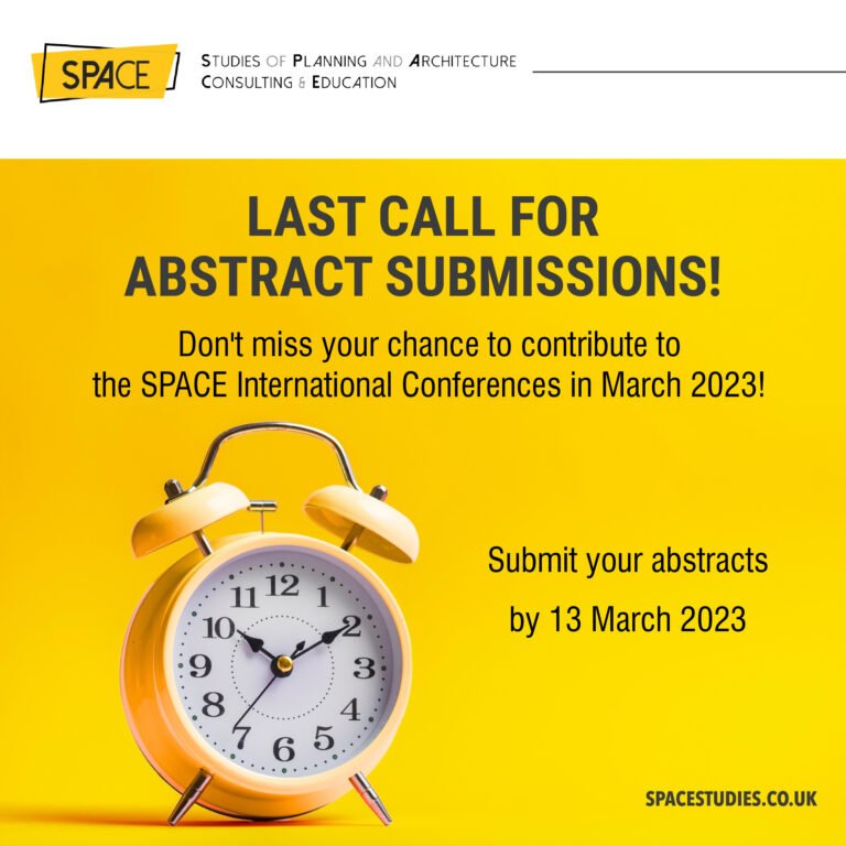 Last call for abstract submissions! - Space Studies